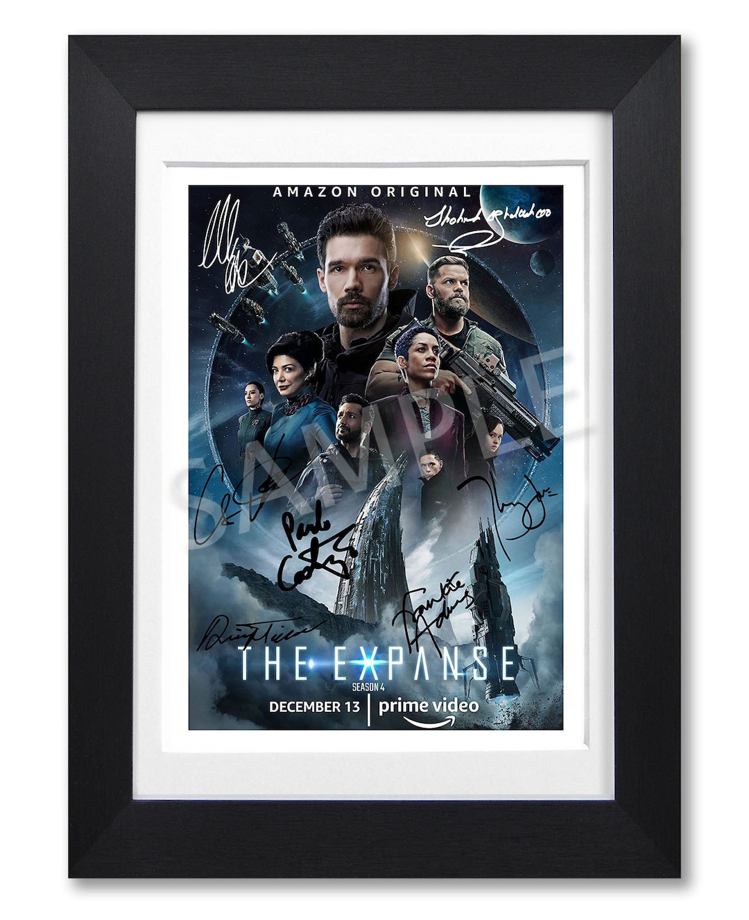 THE EXPANSE Cast Signed Poster Print Photo Autograph Prime Video Tv ...