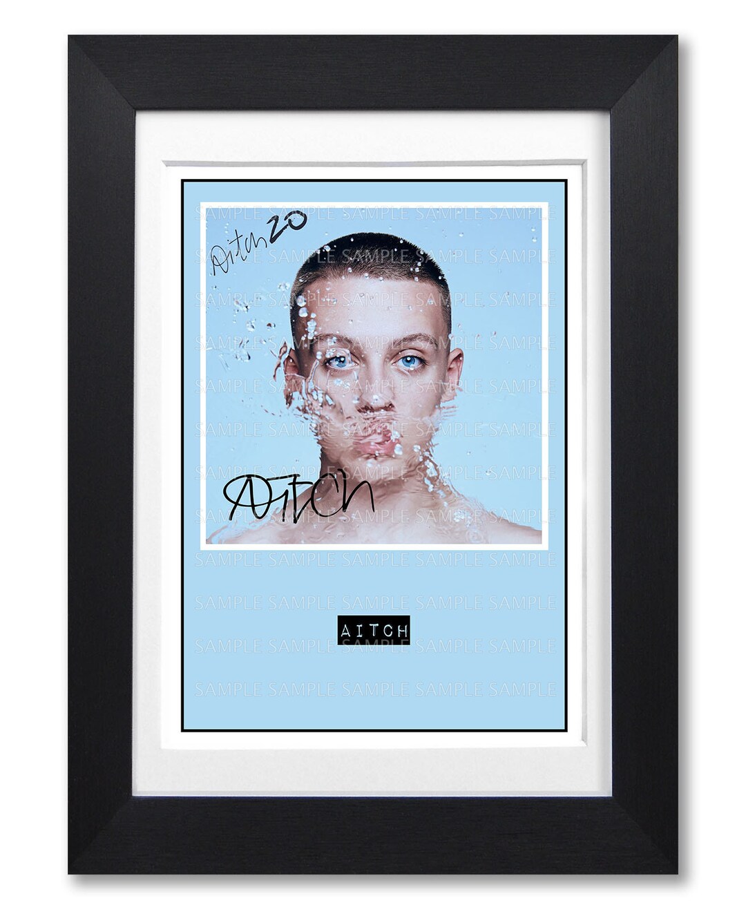 AITCH Rapper Signed Poster Print Photo Autograph Cd Album Tour Artwork ...