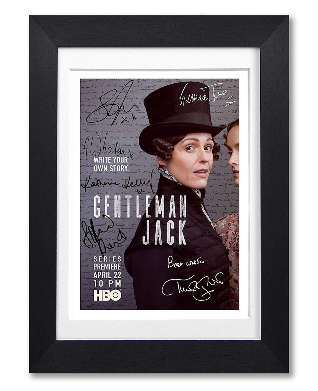 GENTLEMAN JACK Cast Signed Poster Print Photo Autograph HBO - Etsy