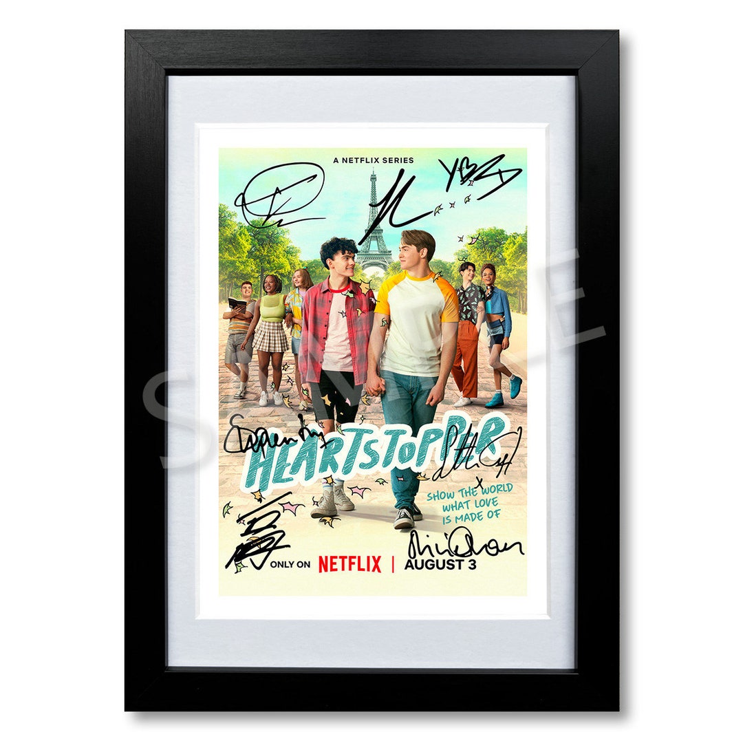 Heartstopper Cast Signed Poster Print Photo Autograph Tv Show Season ...