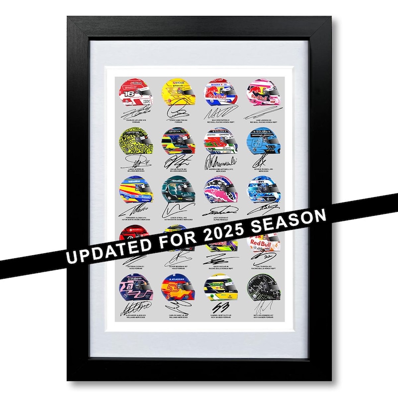 F1 Prints Signed - Etsy UK