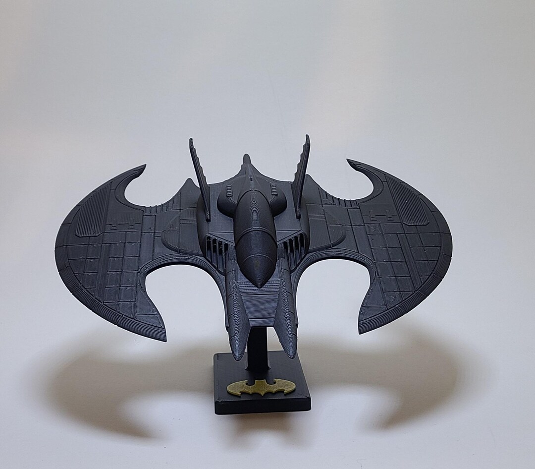 Batwing 3d Printed Desktop Display Model With Stand - Etsy
