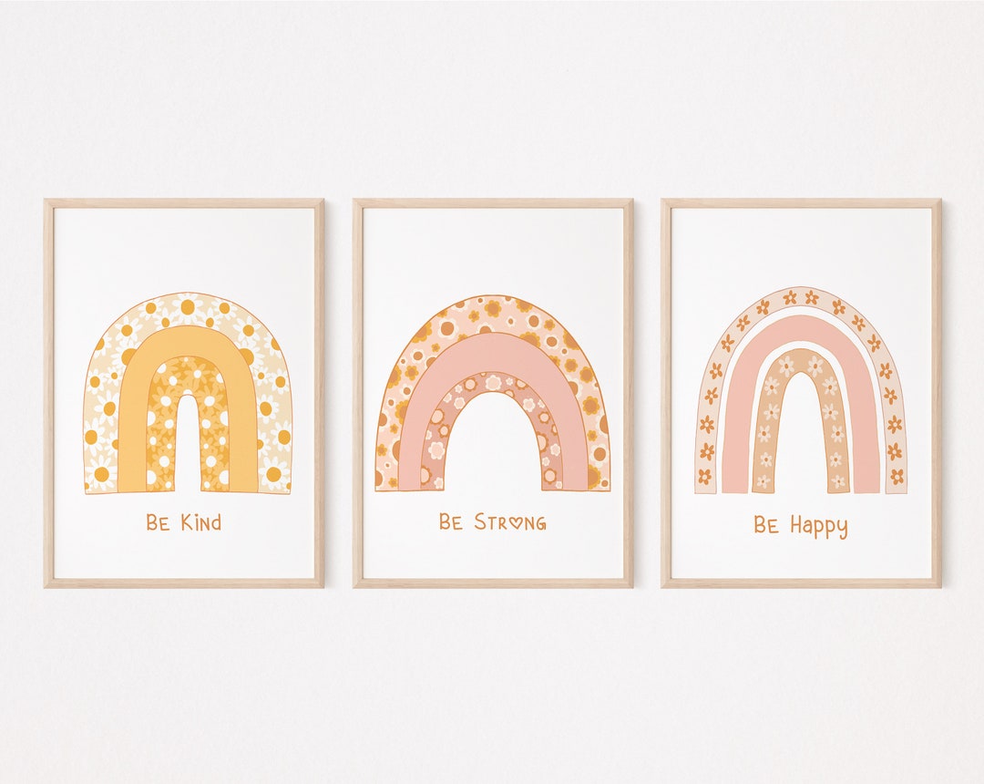 Positive Affirmation Poster for Kids Boho Nursery Art Girl - Etsy