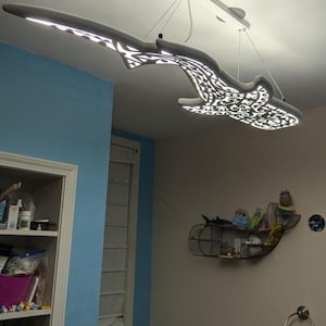 Whale Shark Ceiling Chandelier in Maori Surf Style - Etsy