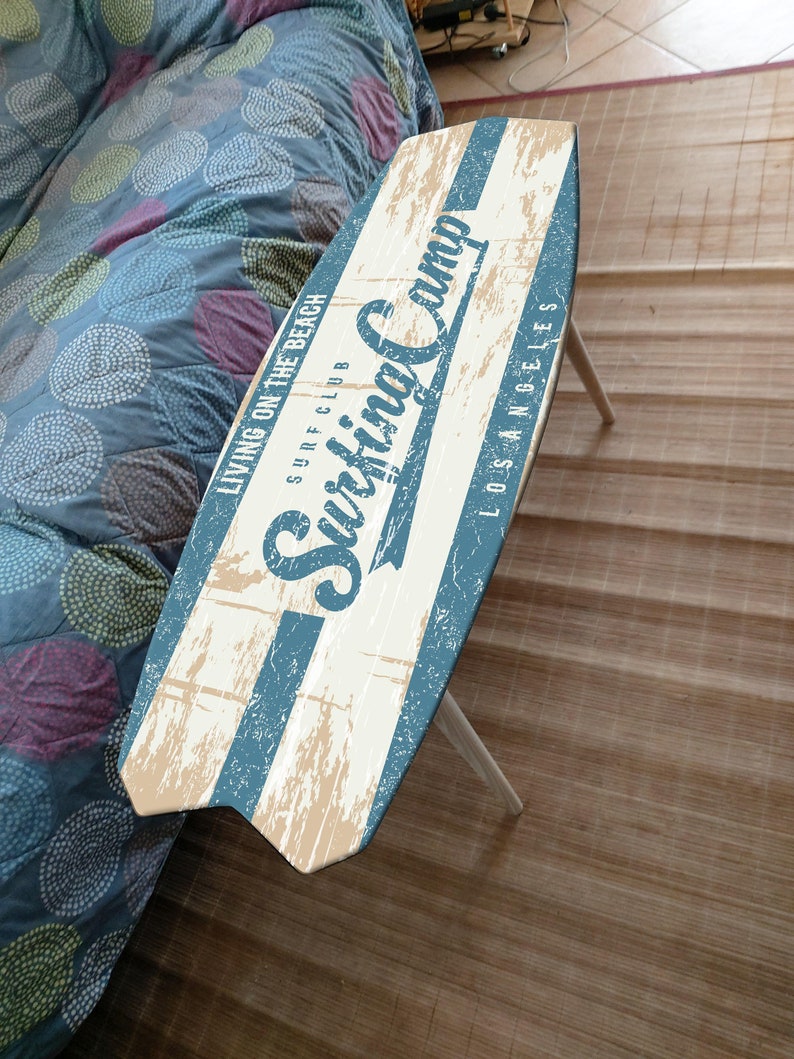 Surfboard Table Surfing Camp Surfing Gift Bar Decor Beach - Etsy