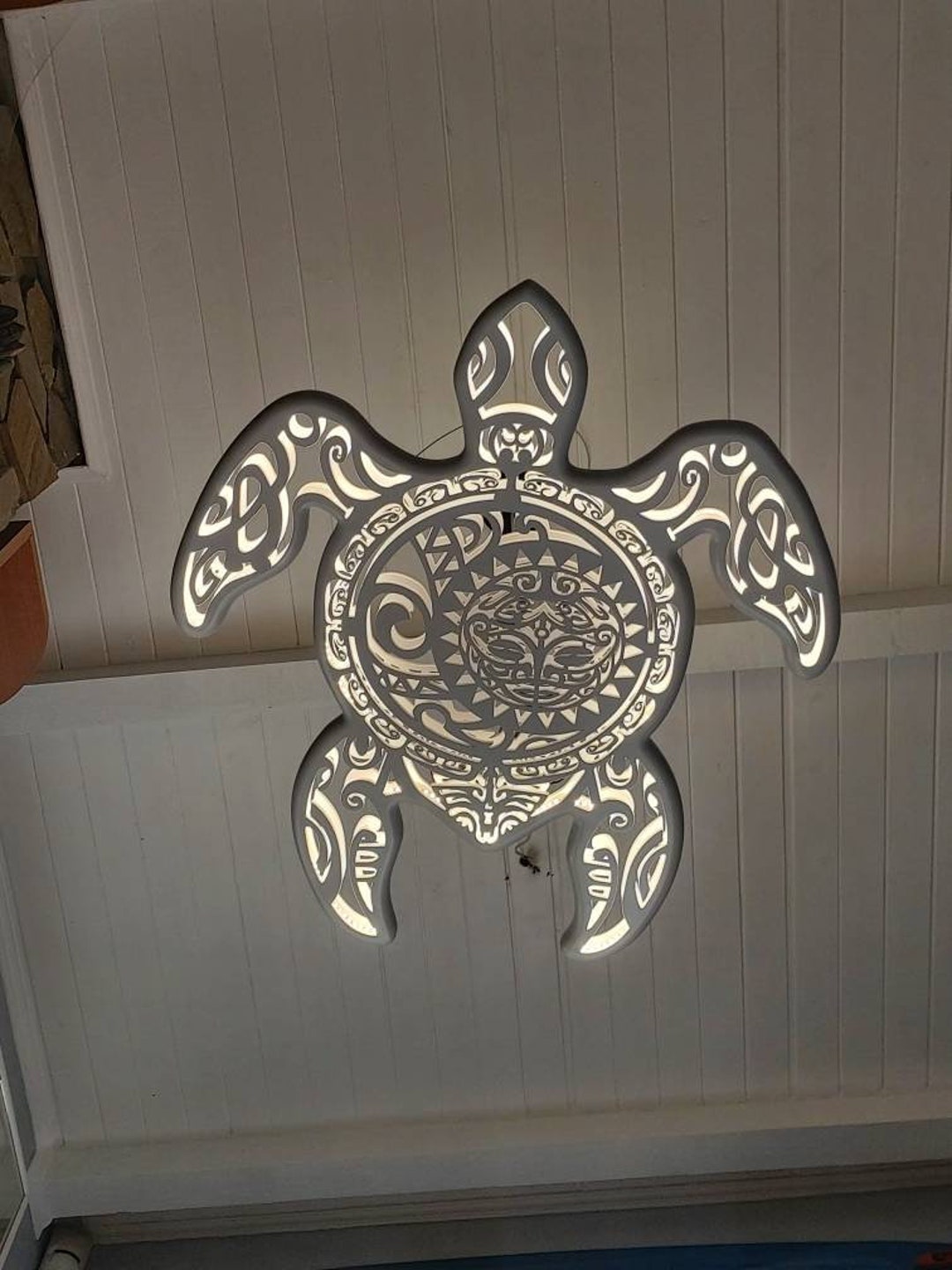 Turtle Ceiling Light – Handcrafted Ocean-inspired Chandelier – Surf ...