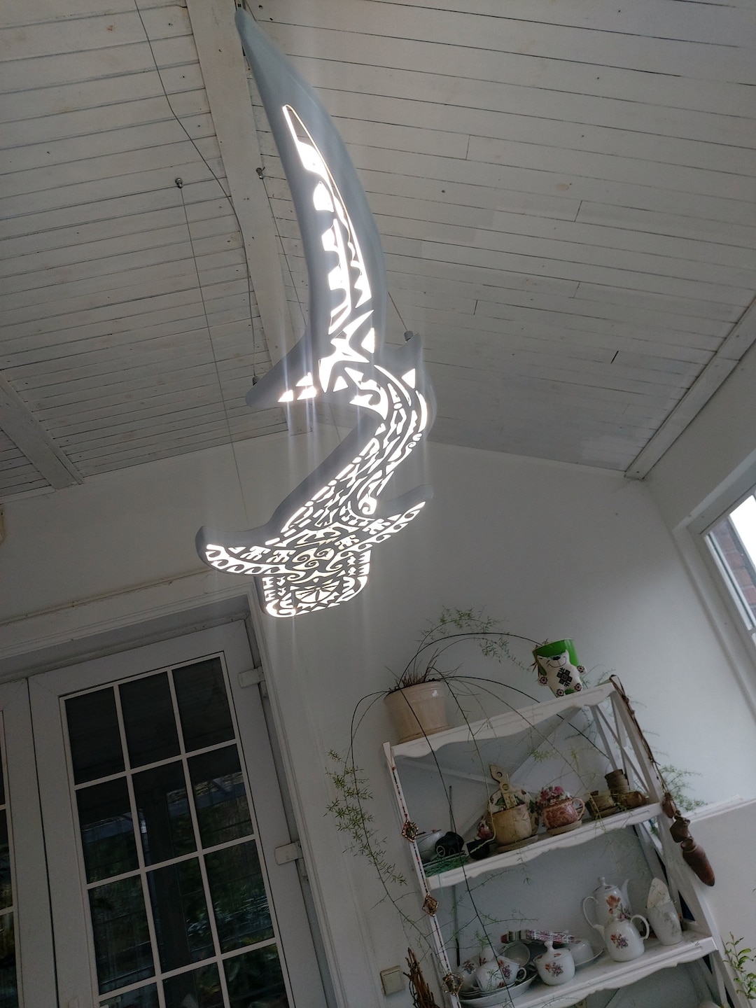 Whale Shark Ceiling Light – Maori Surf Style Ocean LED Chandelier - Etsy