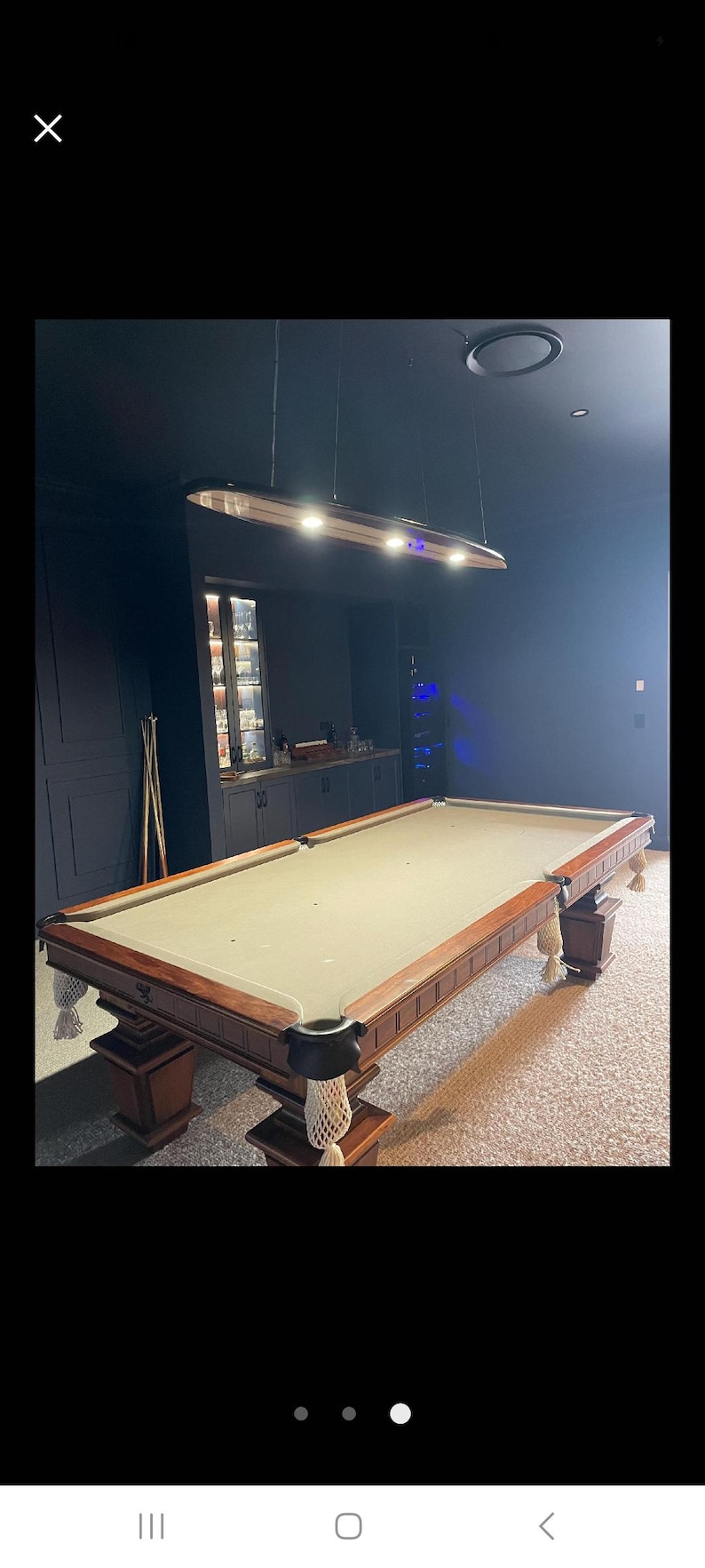 Surfboard Pool Table Light – LED Billiard Light for Game Room - Etsy ...