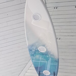 3 Fin Surfboard Ceiling Chandelier Pool Table Light - Etsy
