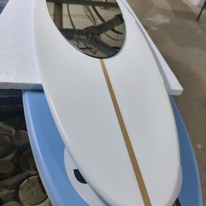 Large Wall Mirror in Wooden Surfboard Shaped Frame - Etsy