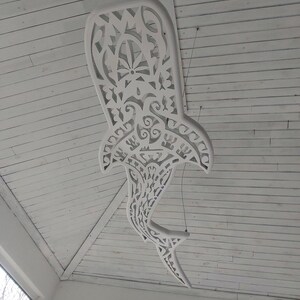 Handcrafted Unique Whale Shark Ceiling Chandelier: Led Wall Lamp for ...