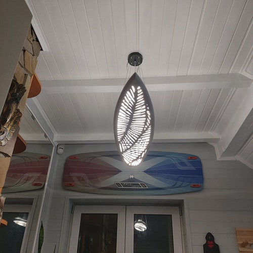 Surfing Ceiling Light for Home Decor. Lamp Surfboard - Etsy