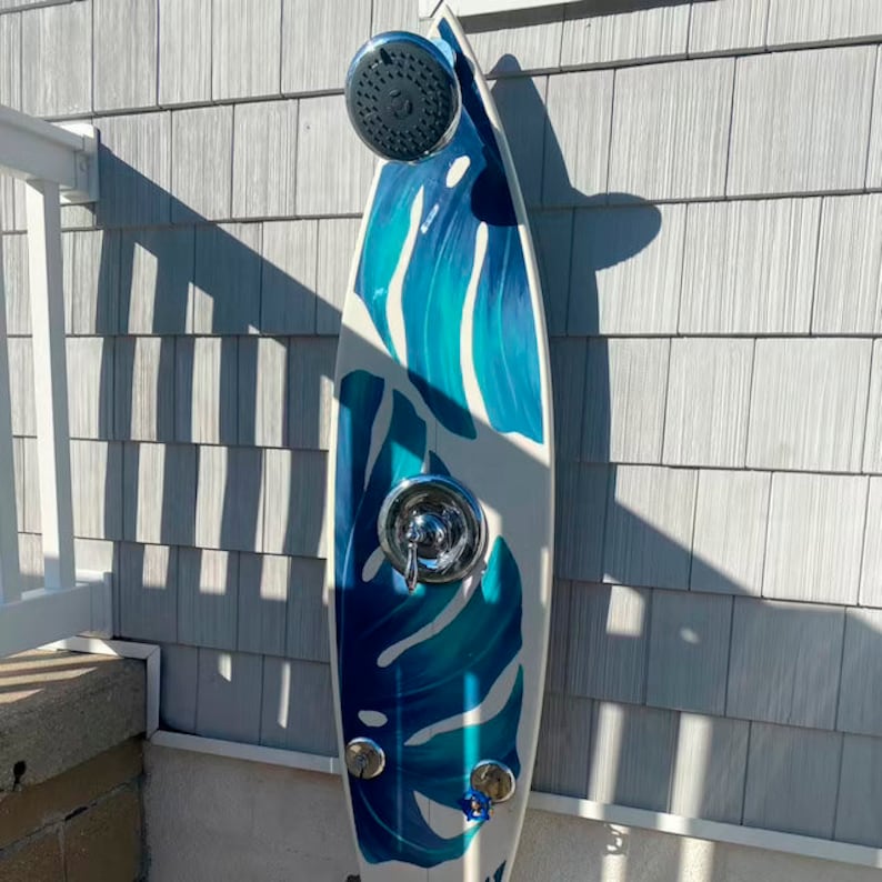 Decorative Surfboard Wall Hanging: Handmade Surfboard in White - Etsy