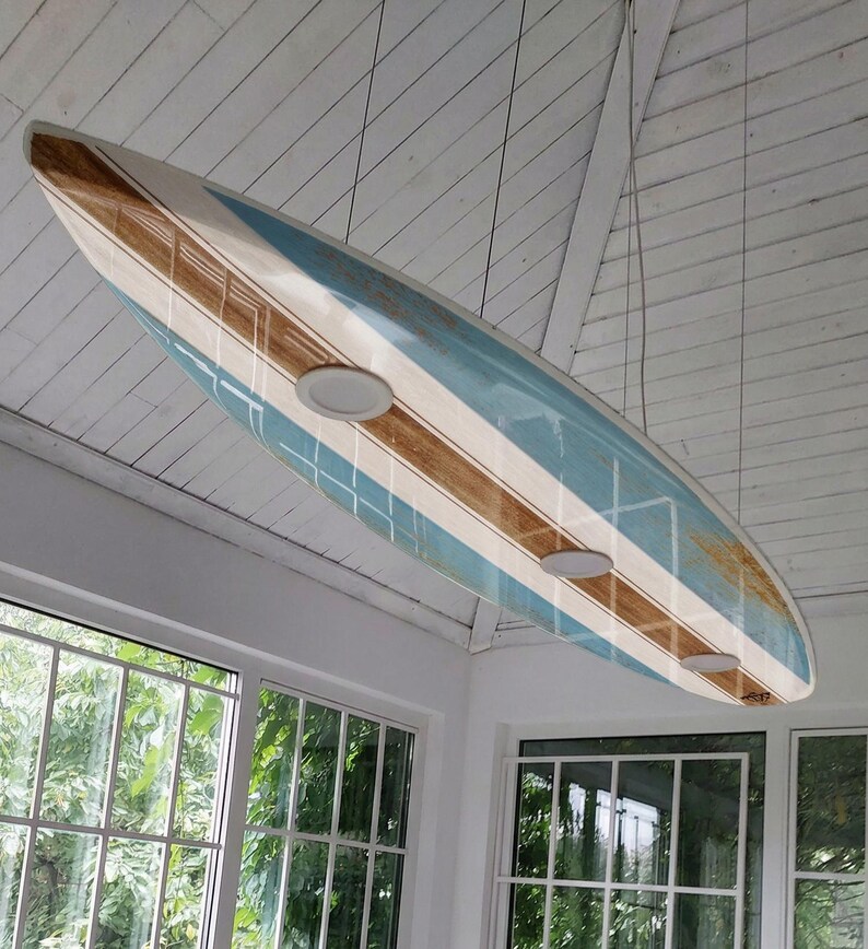 Surfboard Billiard Light – Coastal Beach House Bar Ceiling Lamp - Etsy UK