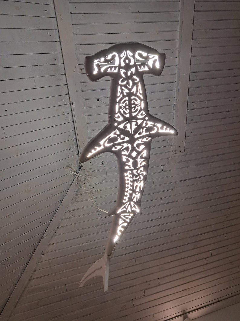 Hammerhead Shark LED Ceiling Light – Ocean Power in Motion - Etsy