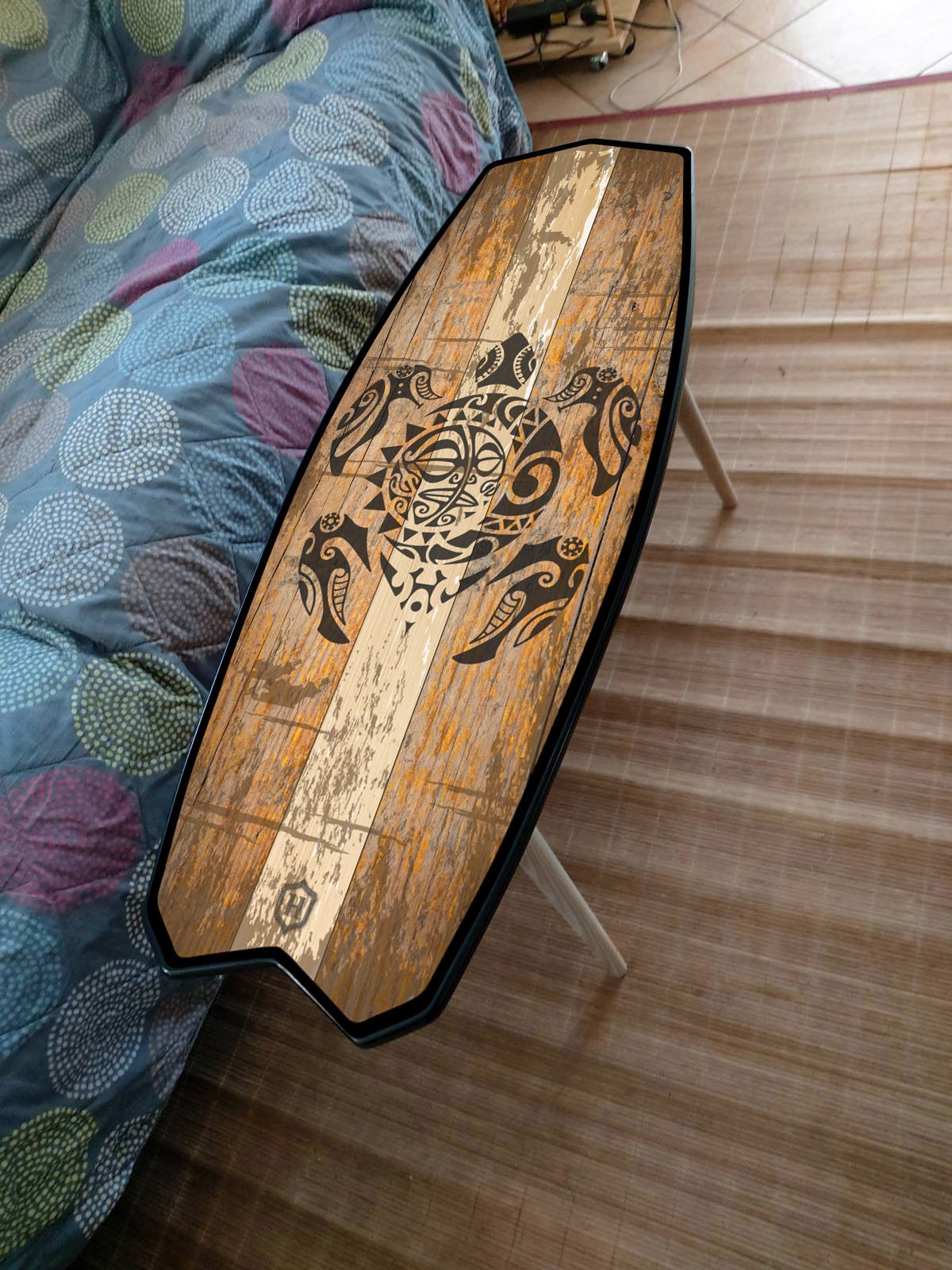Surfboard Table, Shark, Surfing Gift, Surfing Art Decor - Etsy