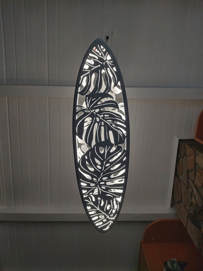 Surfing Ceiling Light for Home Decor. Lamp Surfboard - Etsy