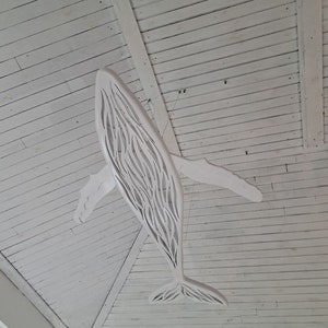 Whale LED Ceiling Light – Ocean Theme Chandelier for Coastal Home or ...