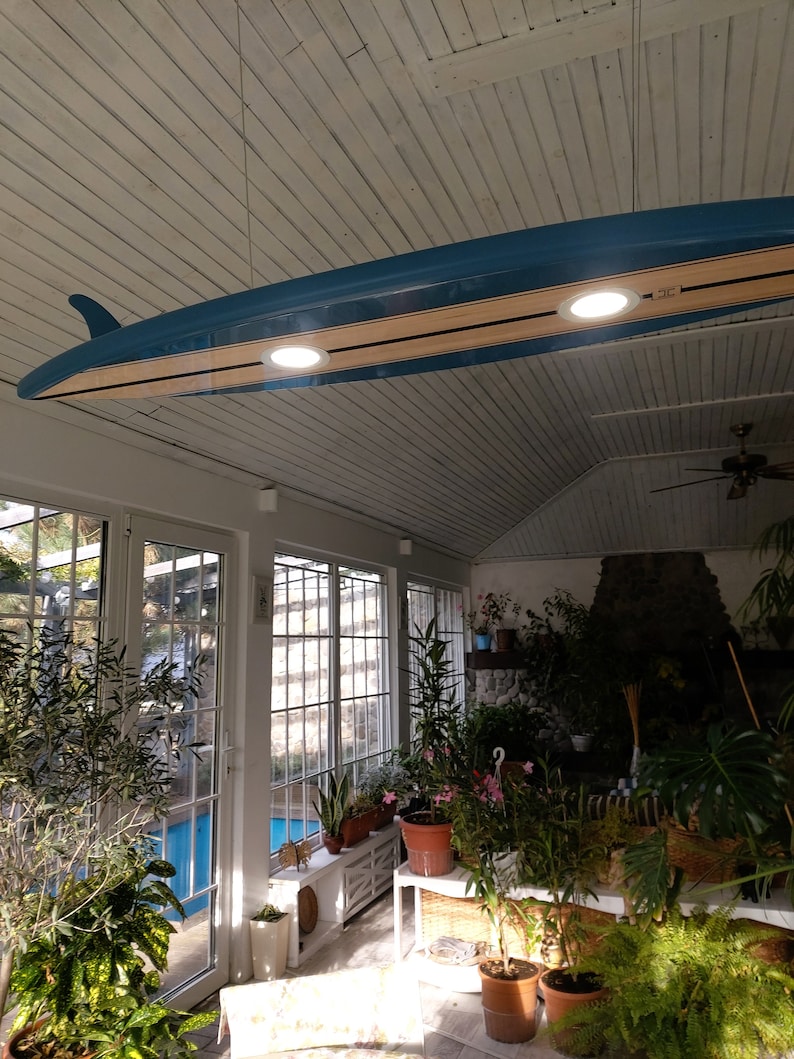 Surfboard Pool Table Light – LED Billiard Light for Game Room - Etsy ...