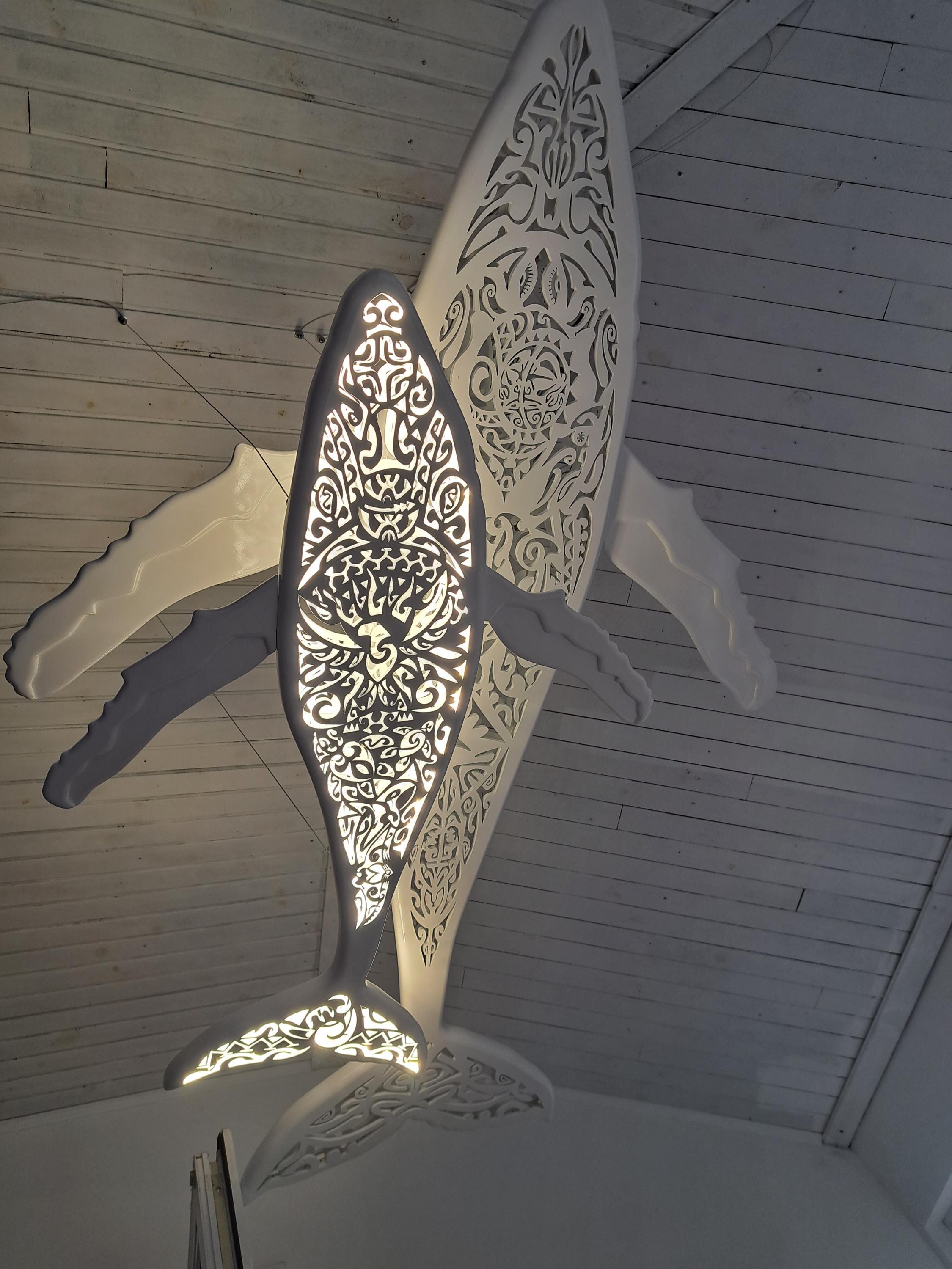 Whale LED Ceiling Light – Ocean Theme Chandelier for Coastal Home or ...