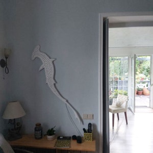 LED Wall Lamp Shark-hammer - Etsy