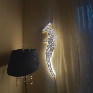 LED Wall Lamp Shark-hammer - Etsy