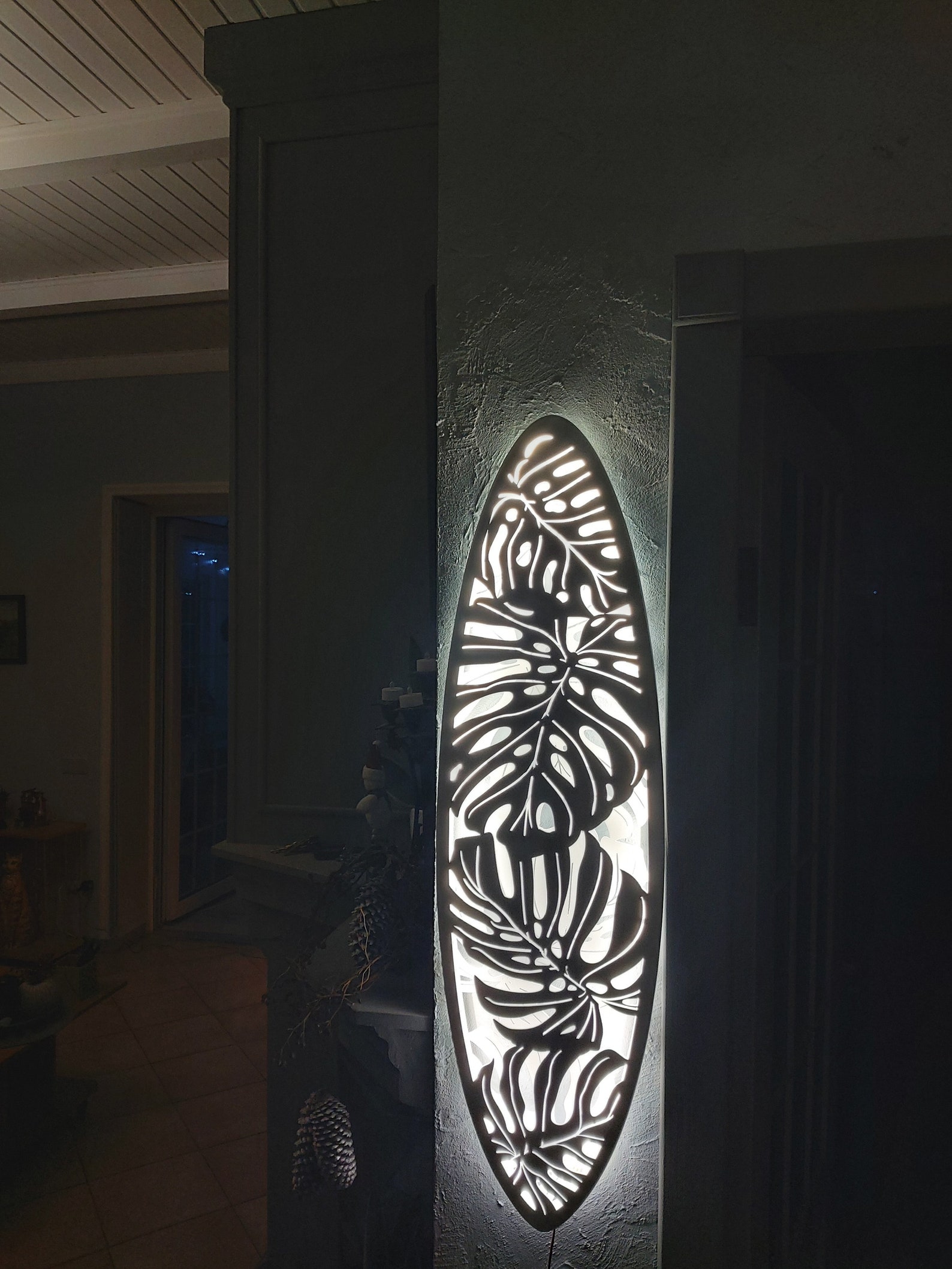 Surfing Ceiling Light for Home Decor. Lamp Surfboard - Etsy UK