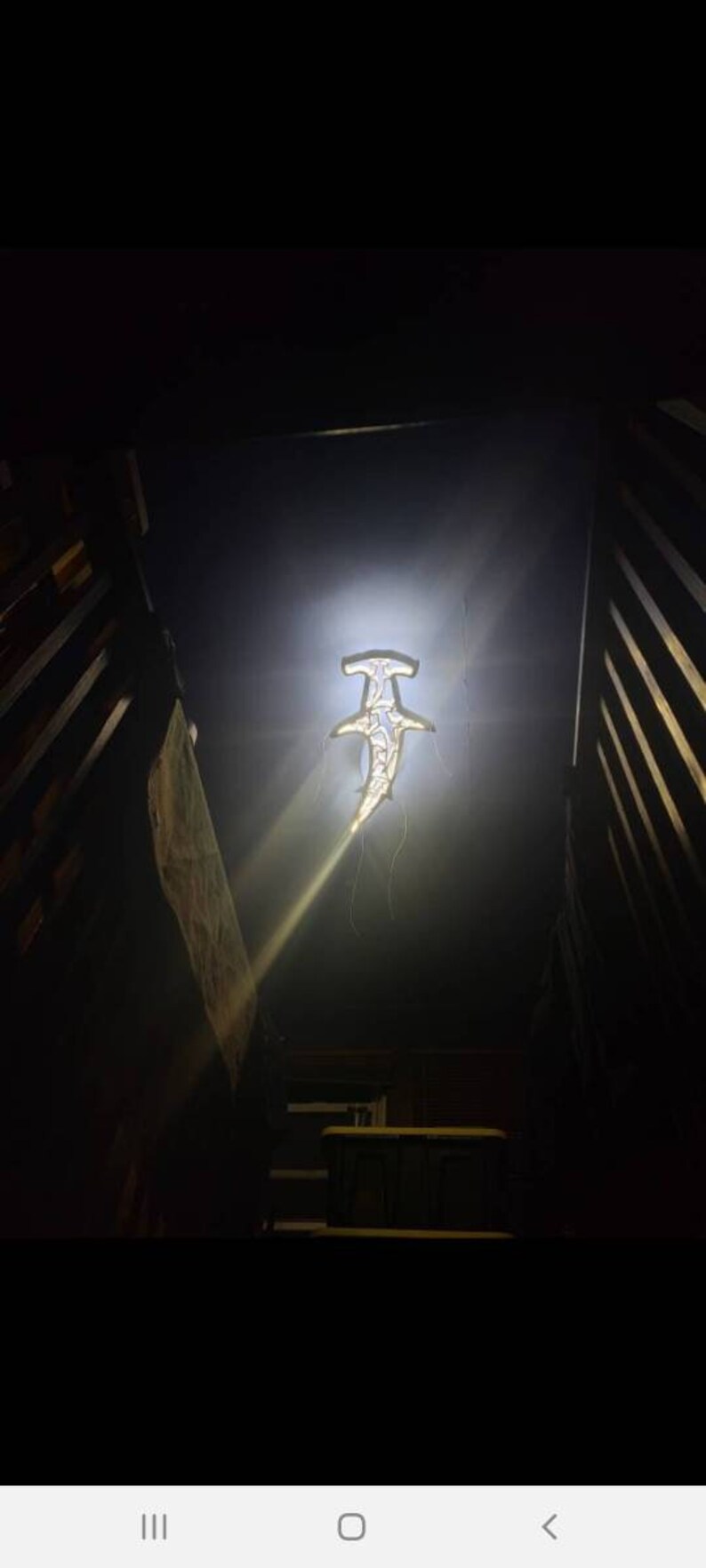 Handcrafted Unique Wooden Shark Hammer Ceiling Chandelier - Etsy