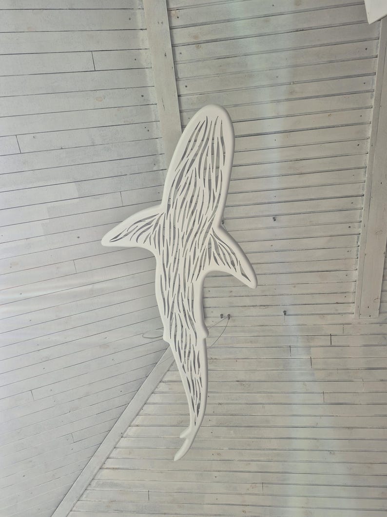 Shark Ceiling Light – Modern Ocean-inspired LED Chandelier for Marine ...