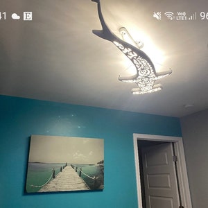 Handcrafted Hammerhead Shark Ceiling Light in Surf-inspired Style - Etsy UK