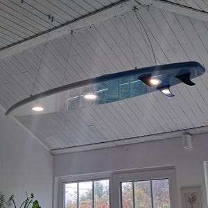 3 Fin Surfboard Ceiling Chandelier Pool Table Light - Etsy