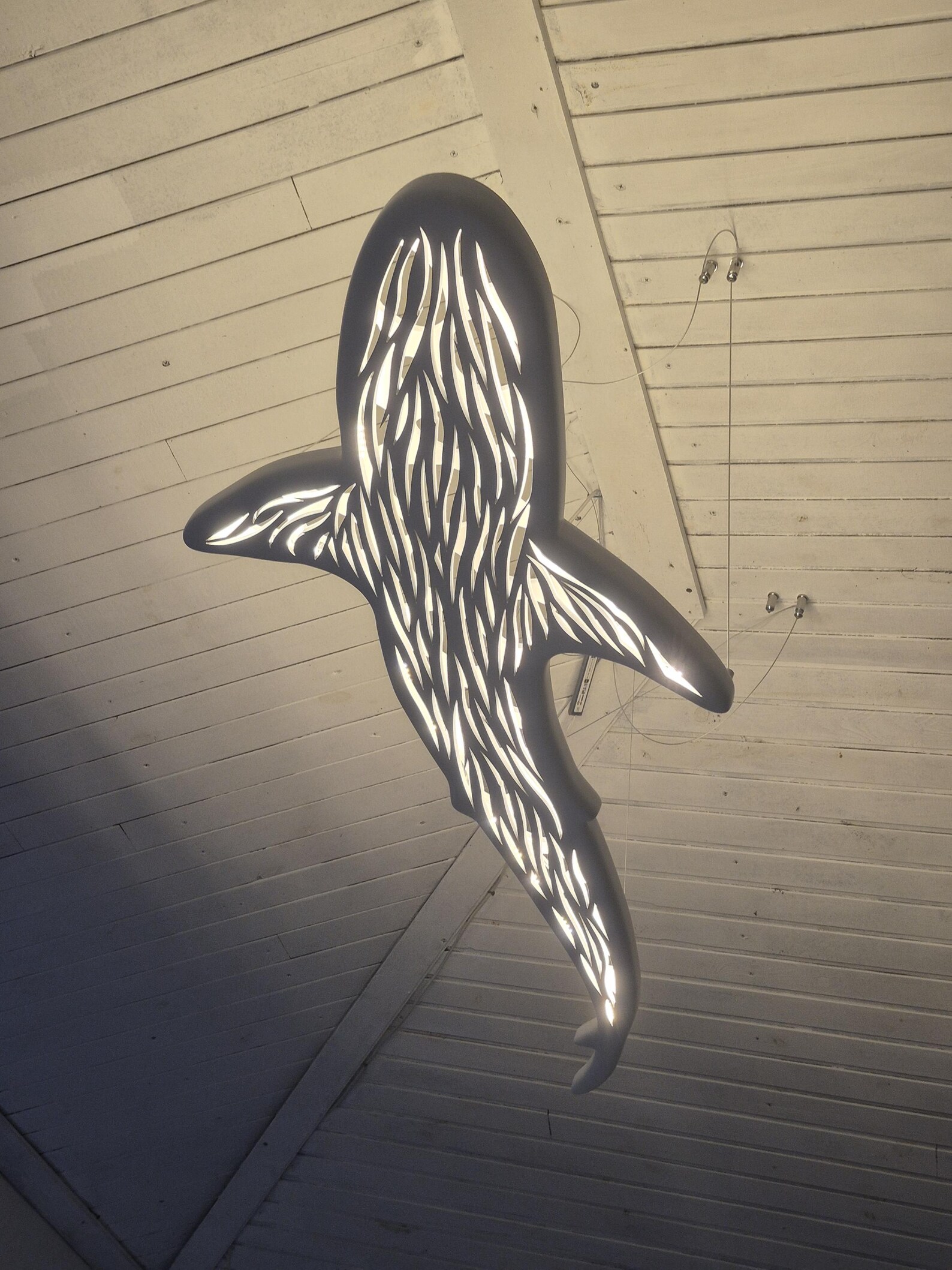 Shark Ceiling Light – Modern Ocean-inspired LED Chandelier for Marine ...