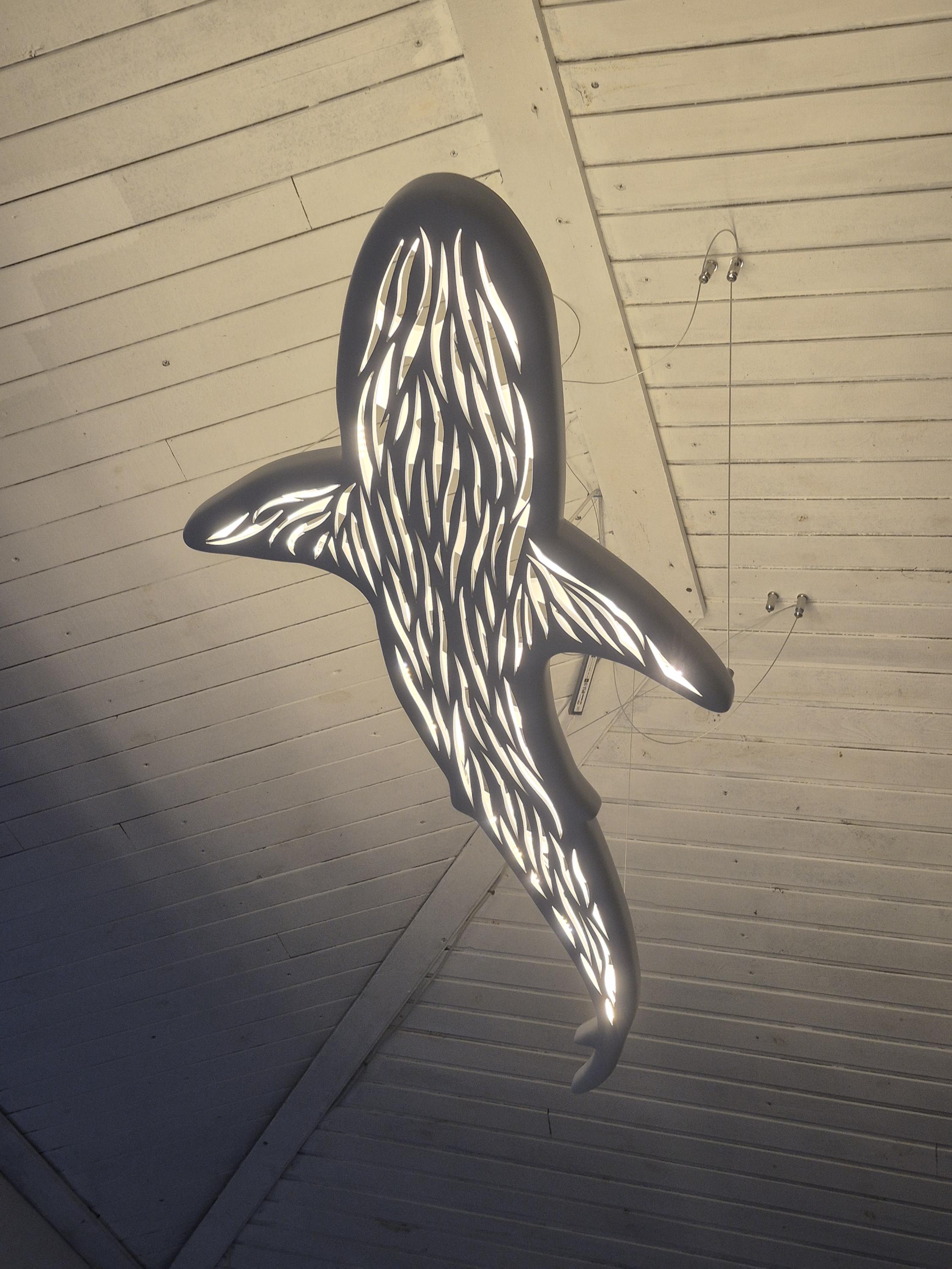 Shark Ceiling Light – Modern Ocean-inspired LED Chandelier for Marine ...