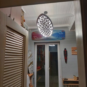 Surfing Ceiling Light for Home Decor. Lamp Surfboard, Surf Ceiling ...