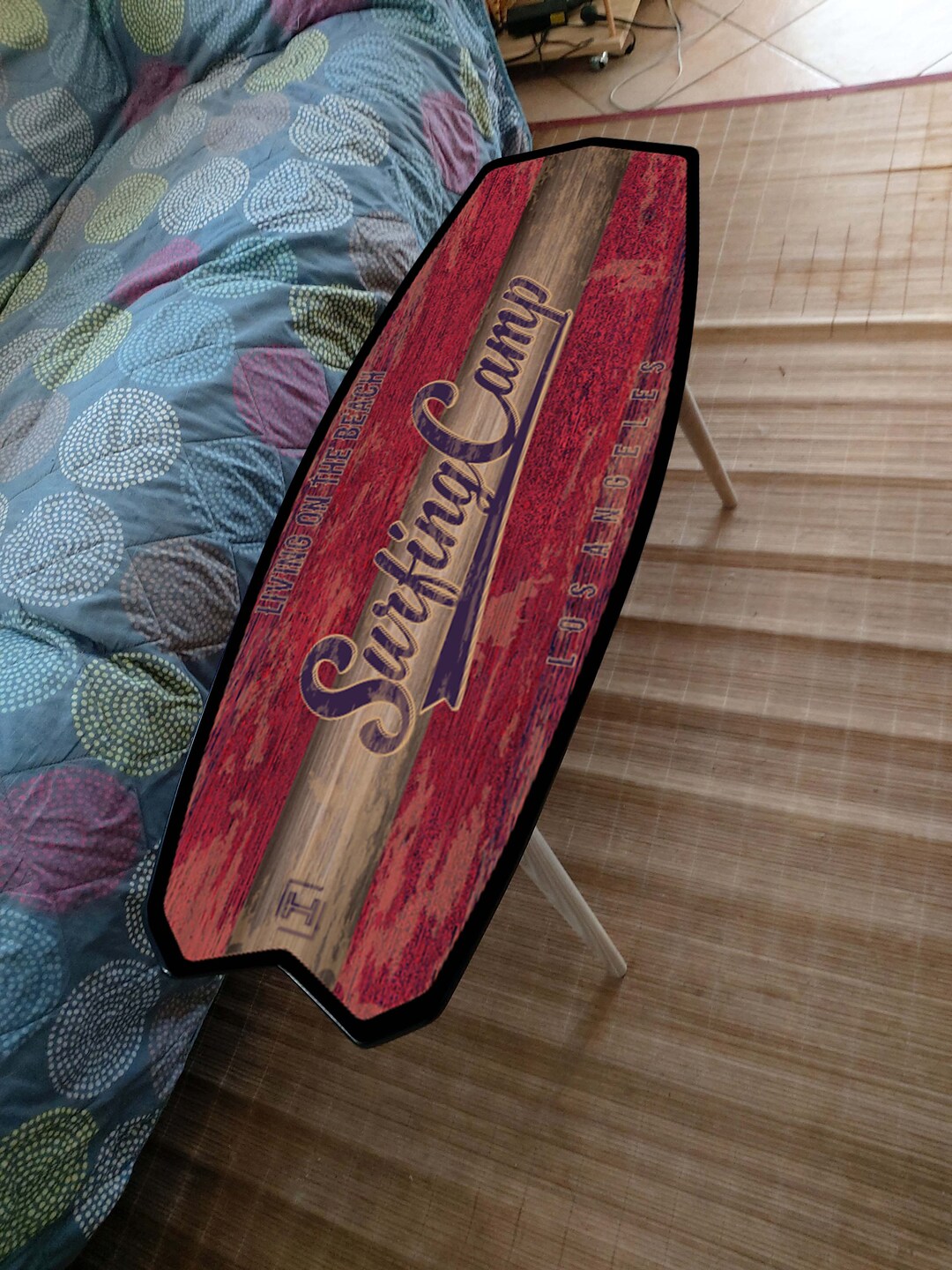 Surfboard Table,surfing Camp, Bar Decor, Beach Decor, Surfing Art Decor ...