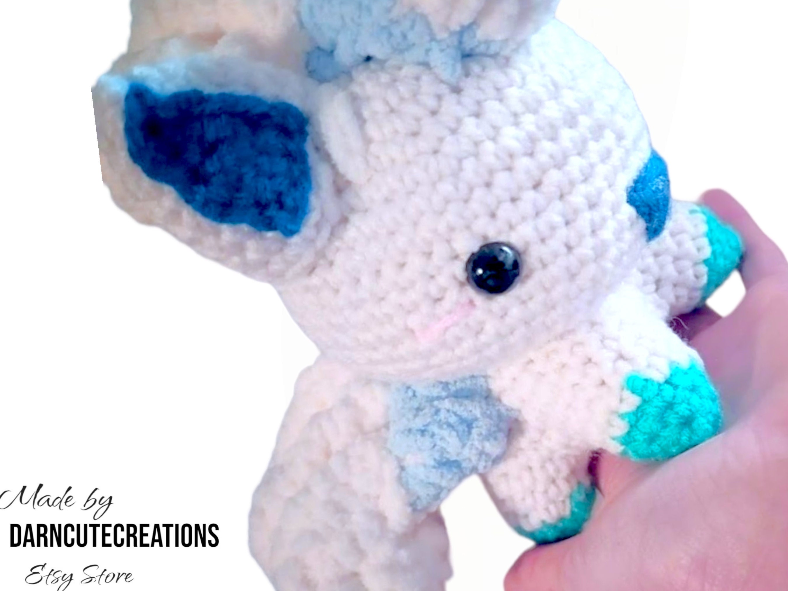 online cheapest sale Pokemon - Alohan Vulpix, Soft and Plush Amigurumi ...
