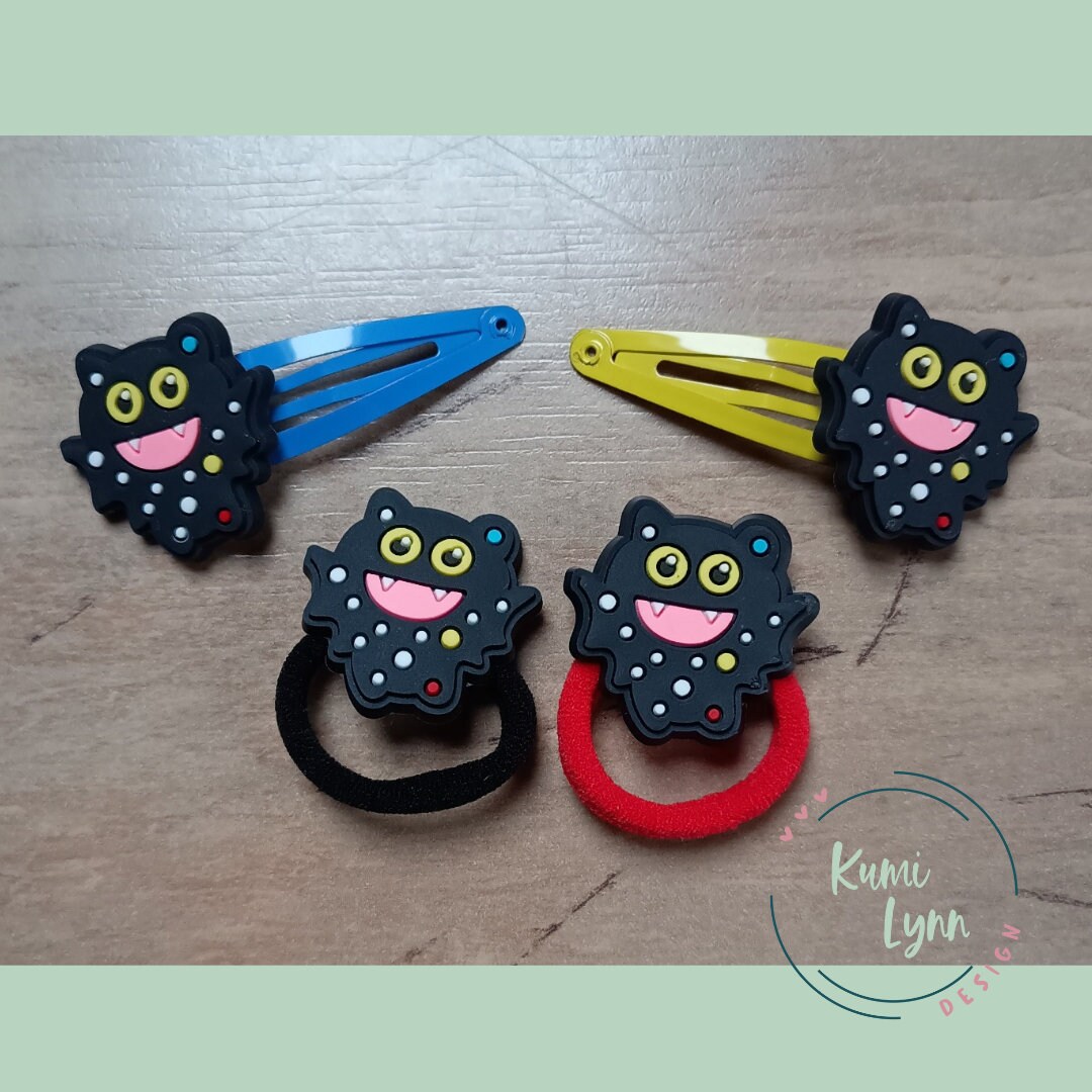 Monster Hair Clip Plait Rubber Christmas Easter Unisex Boy Girl Advent ...