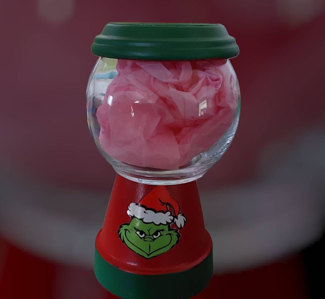 Mr. Grinch/birthday Gift/candy Bowl/gumball Dish/sports Team Dish/game ...