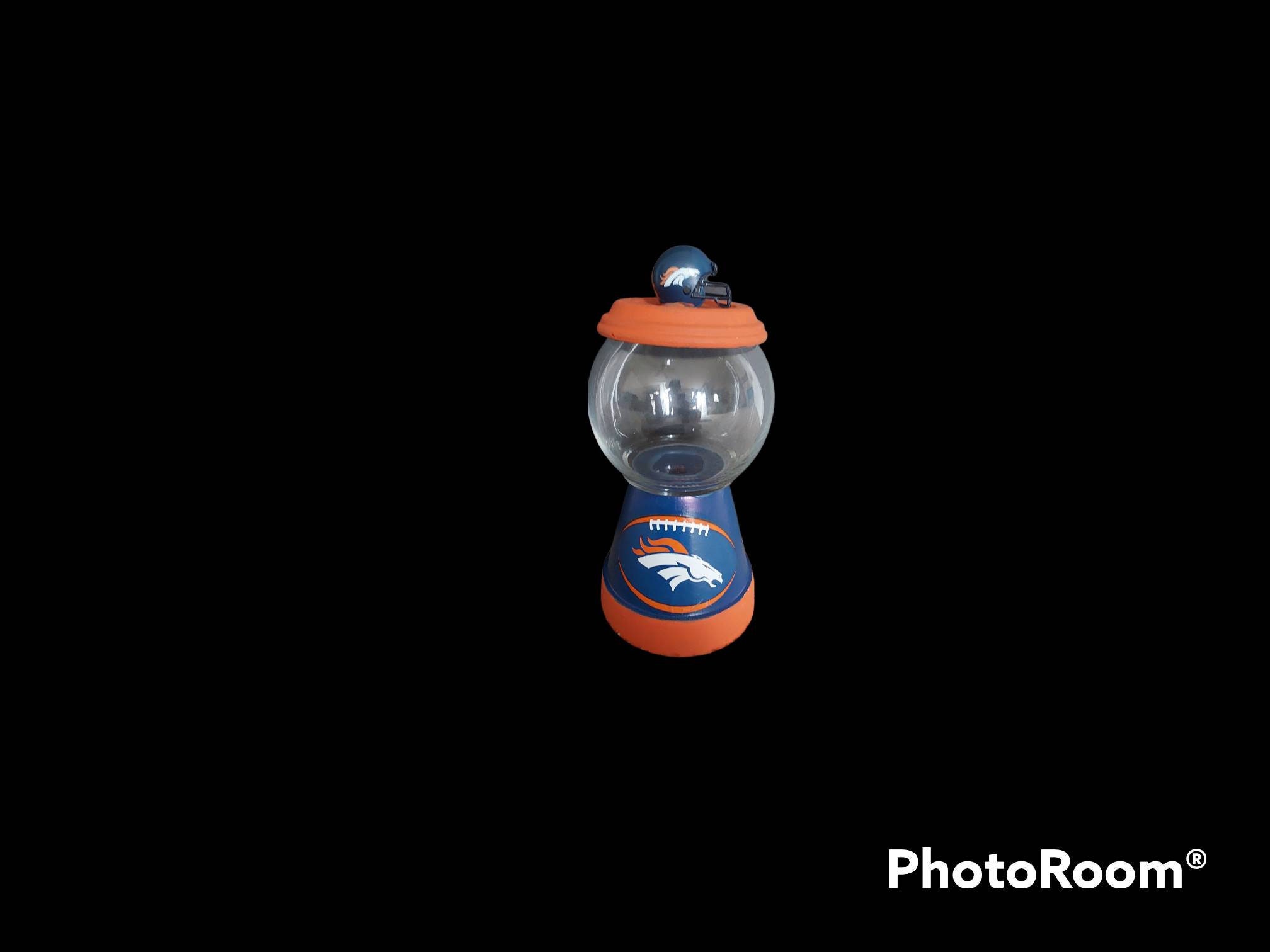 Broncos Football Ball/birthday Gift/candy Bowl/gumball Dish/sports Team ...