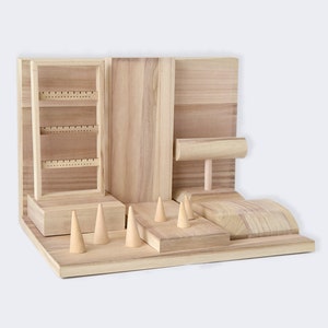 Light Weight Wood Display Set - Etsy