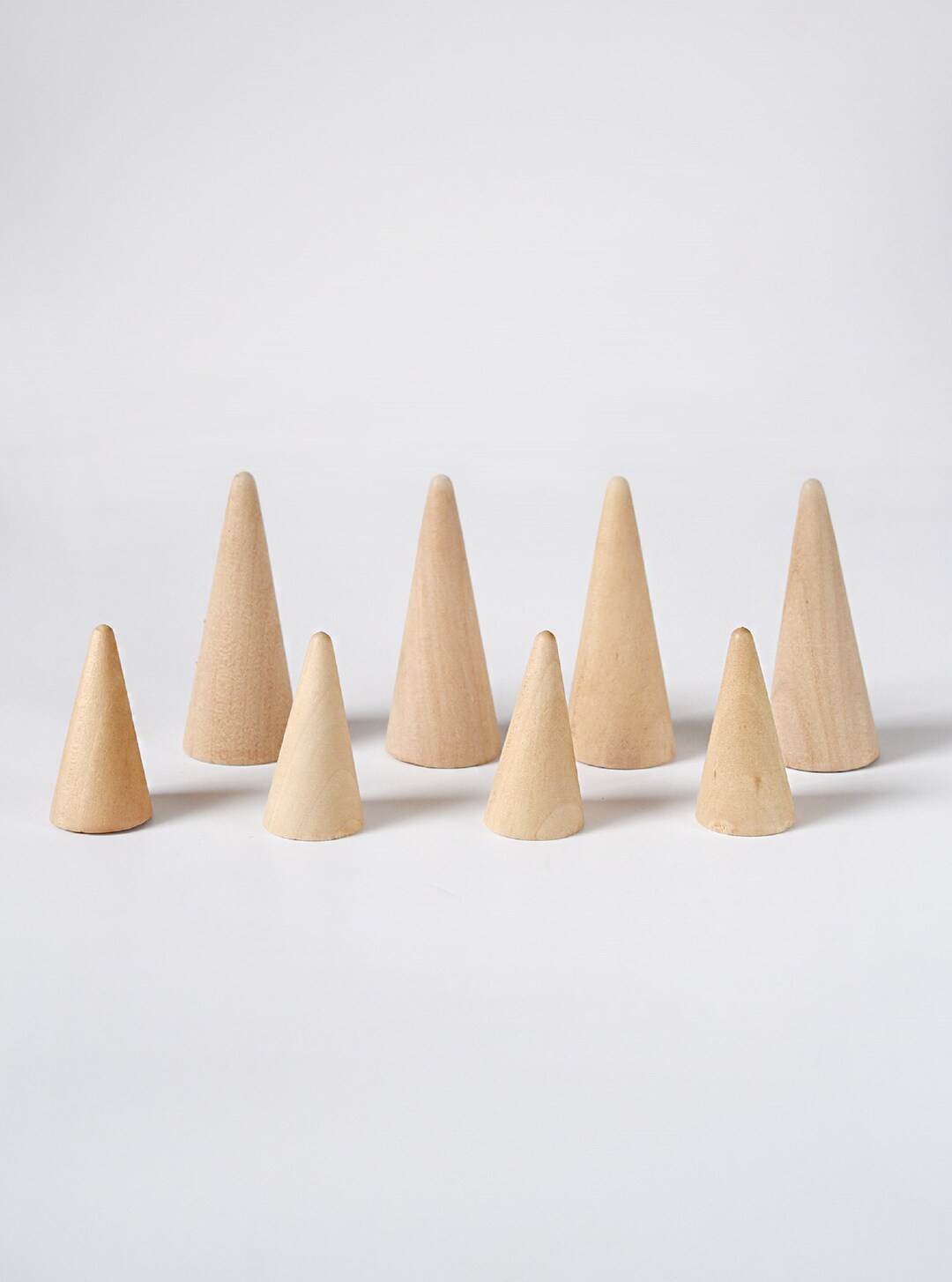 Solid Wood Ring Cone - Etsy