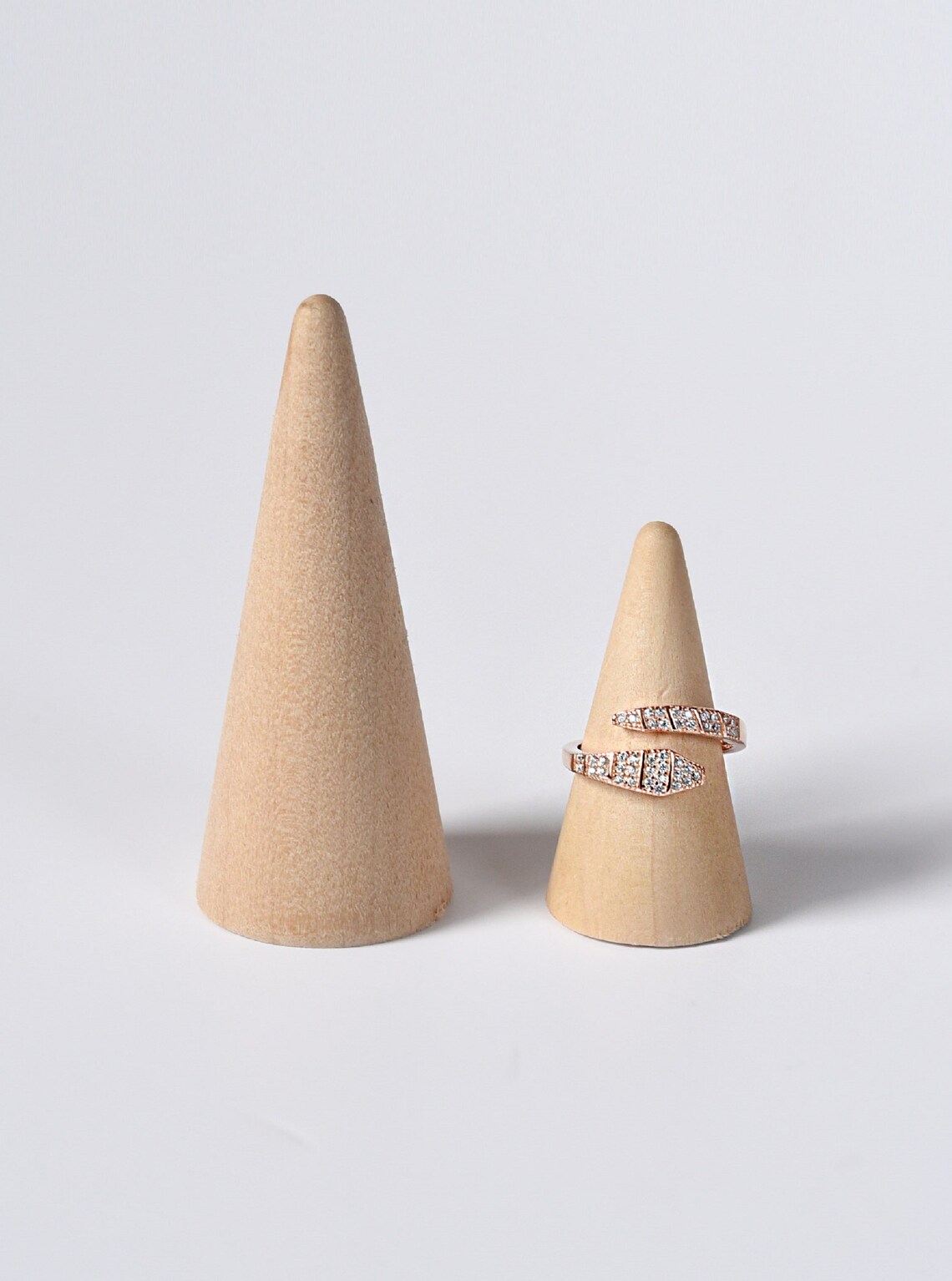 Solid Wood Ring Cone | Etsy