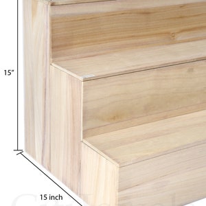 Magnetic Light Solid Wood Display Steps - Etsy