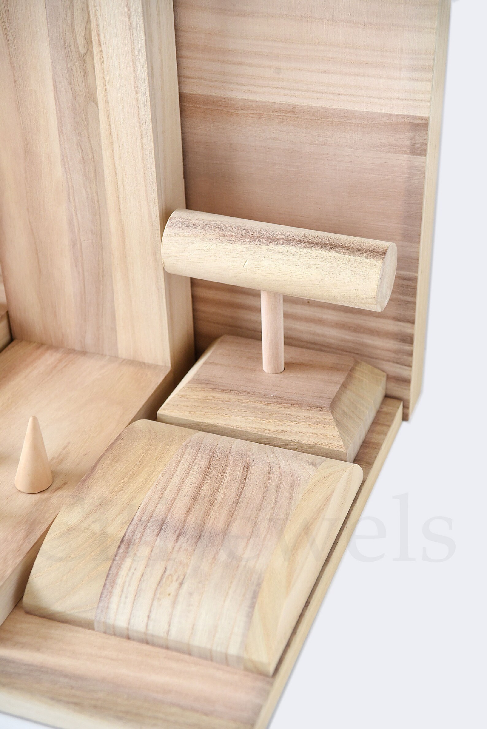 Light Weight Wood Display Set - Etsy
