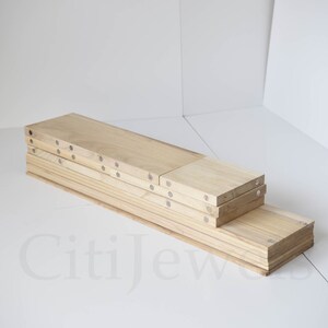 Magnetic Light Solid Wood Display Steps - Etsy