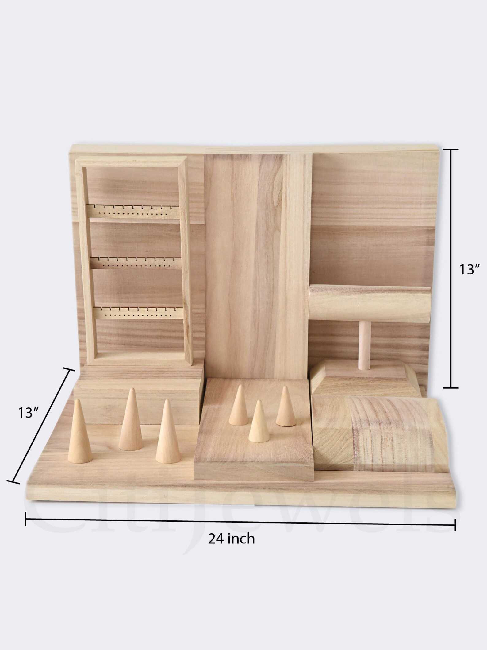 Light Weight Wood Display Set - Etsy