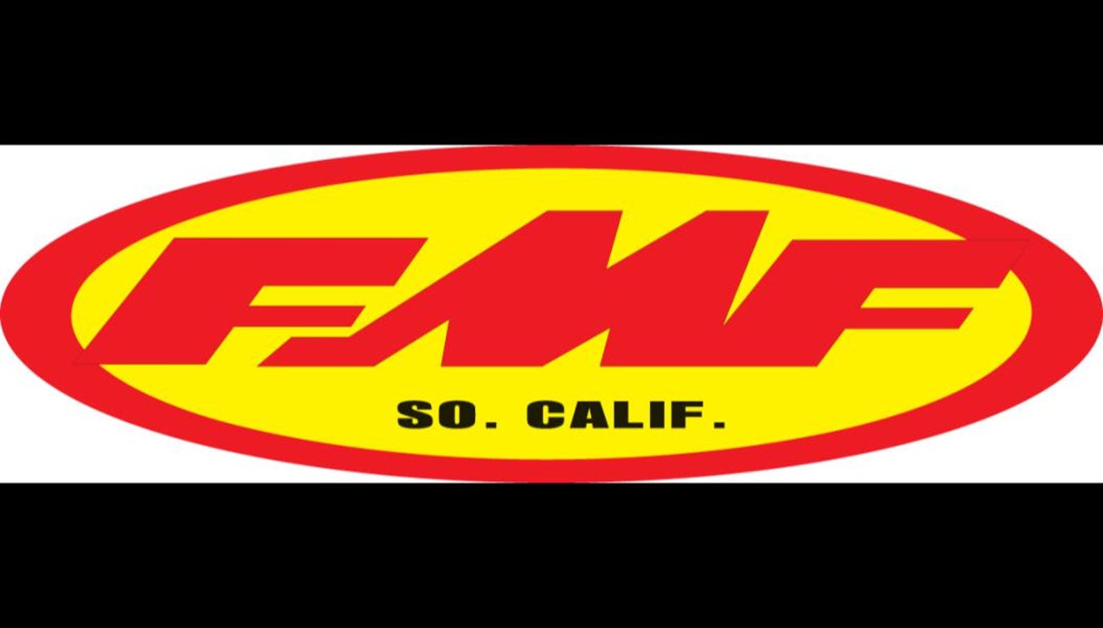 New Factory Effex Fmf Logo Stickers - Pack of 5 - Red/yellow ...
