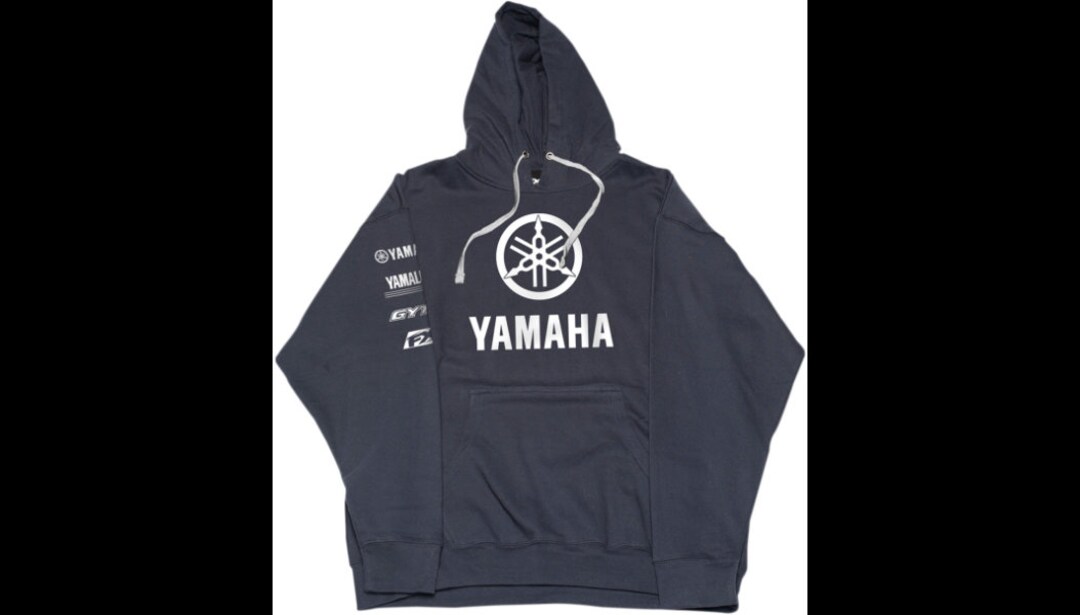 New Factory Effex Yamaha Stack Men's Hoodie - Navy Blue/white ...