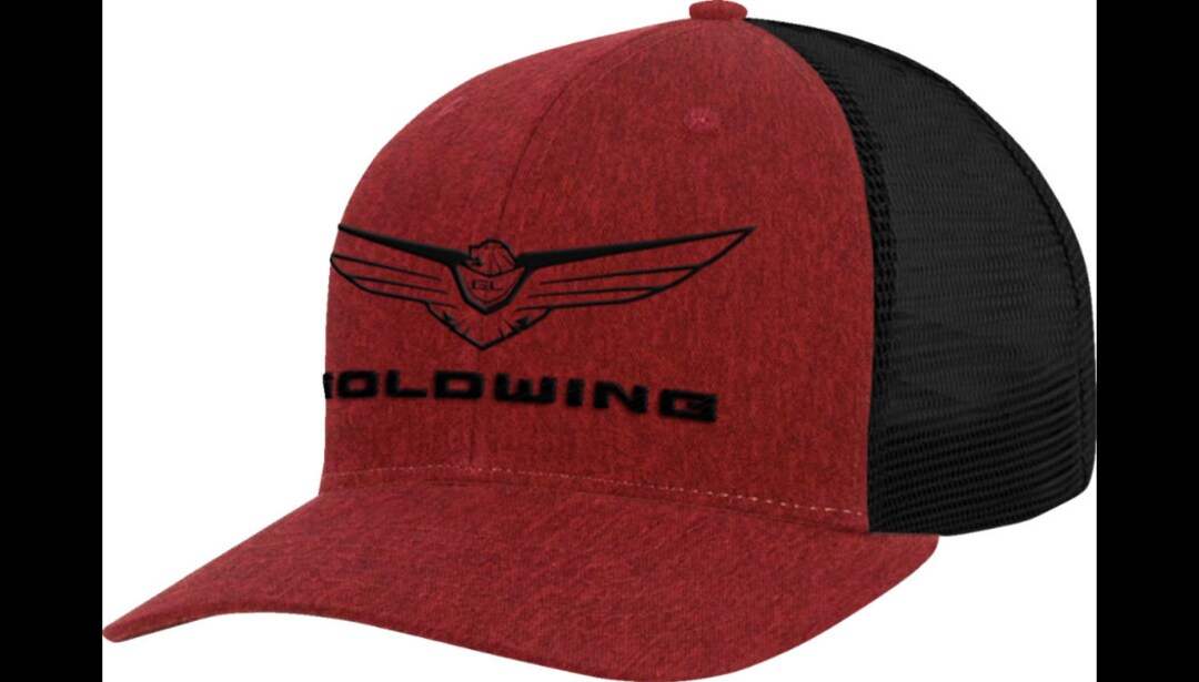New Honda Apparel Honda Goldwing Snapback Hat - Red/black - One Size ...