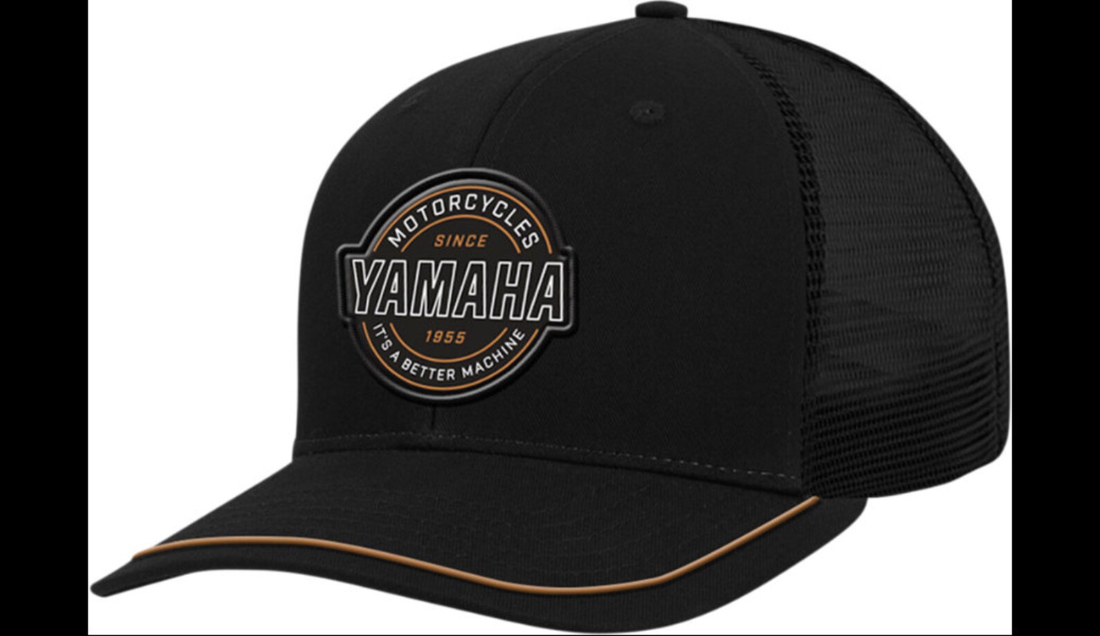 New Yamaha Apparel Curved Bill Yamaha Motorcycle Patch Hat - Snap Back ...